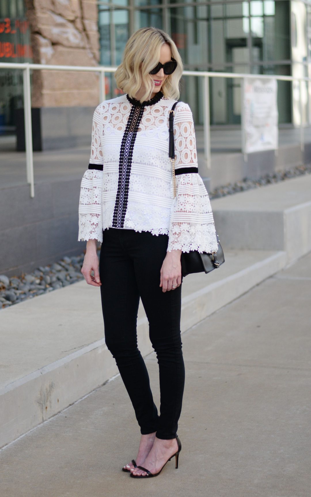 Black and White Lace - Straight A Style