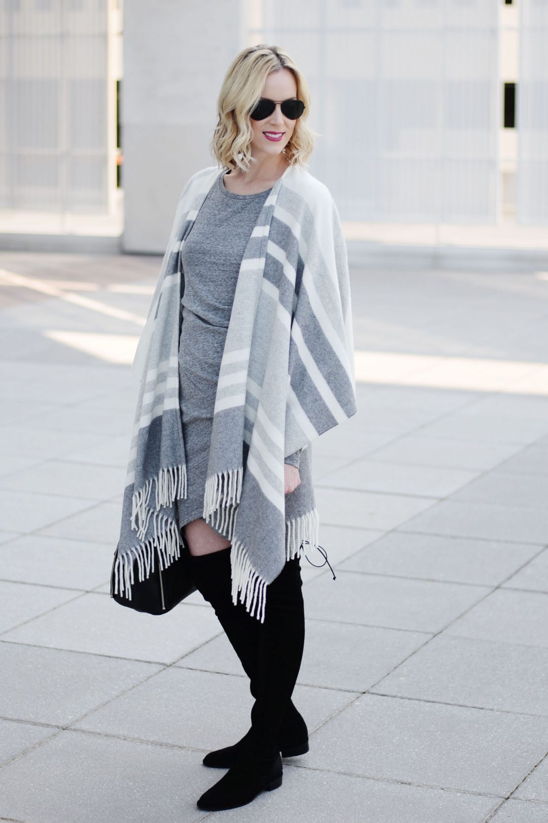 How to Wear a Poncho - Straight A Style
