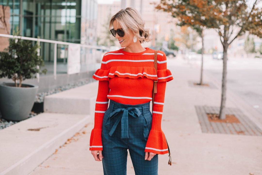 Fun and Modern Fall Work Outfit - Straight A Style