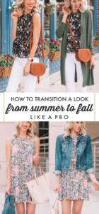 How to Transition an Outfit from Summer to Fall - Multiple Examples ...