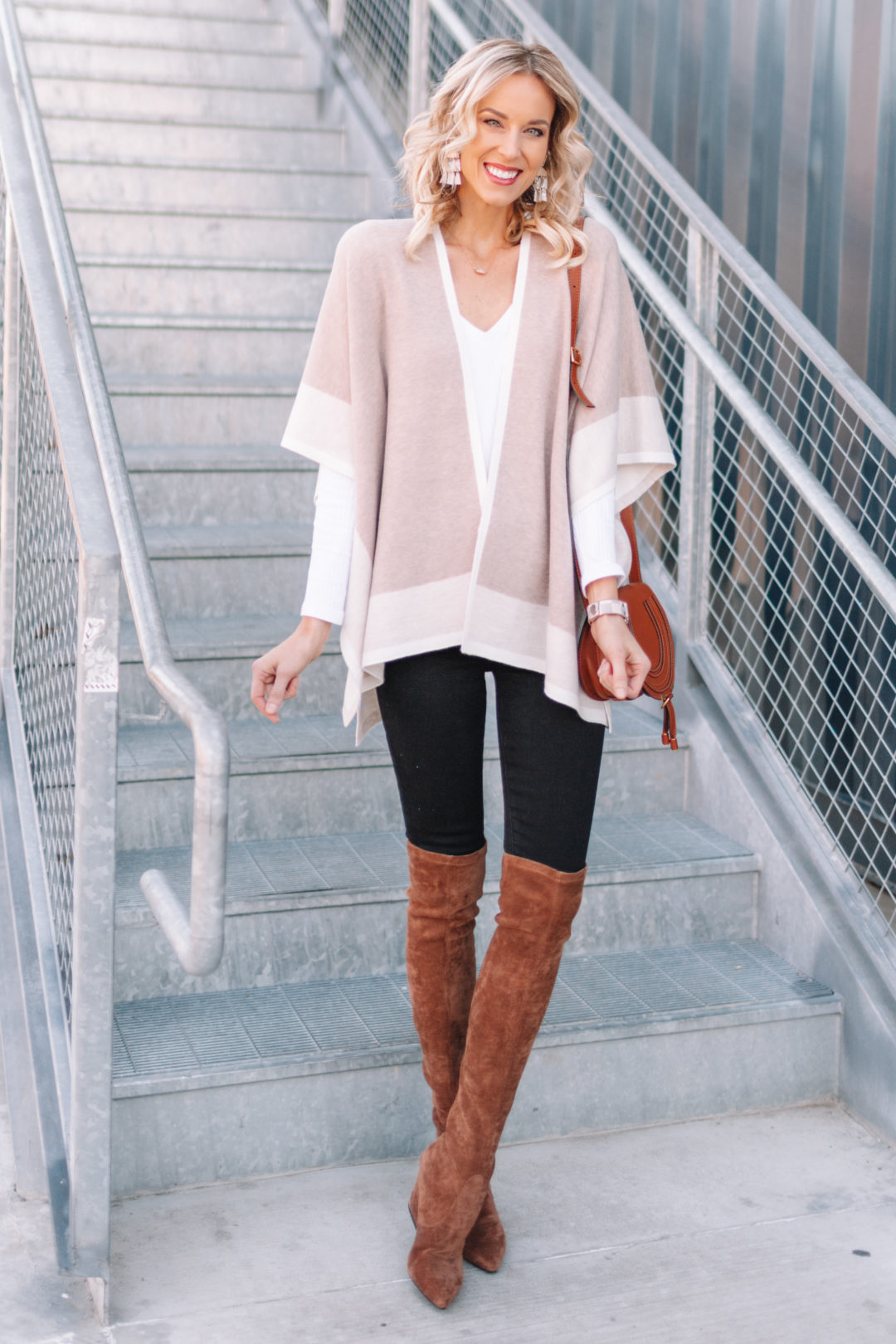 How to Wear a Poncho - Straight A Style