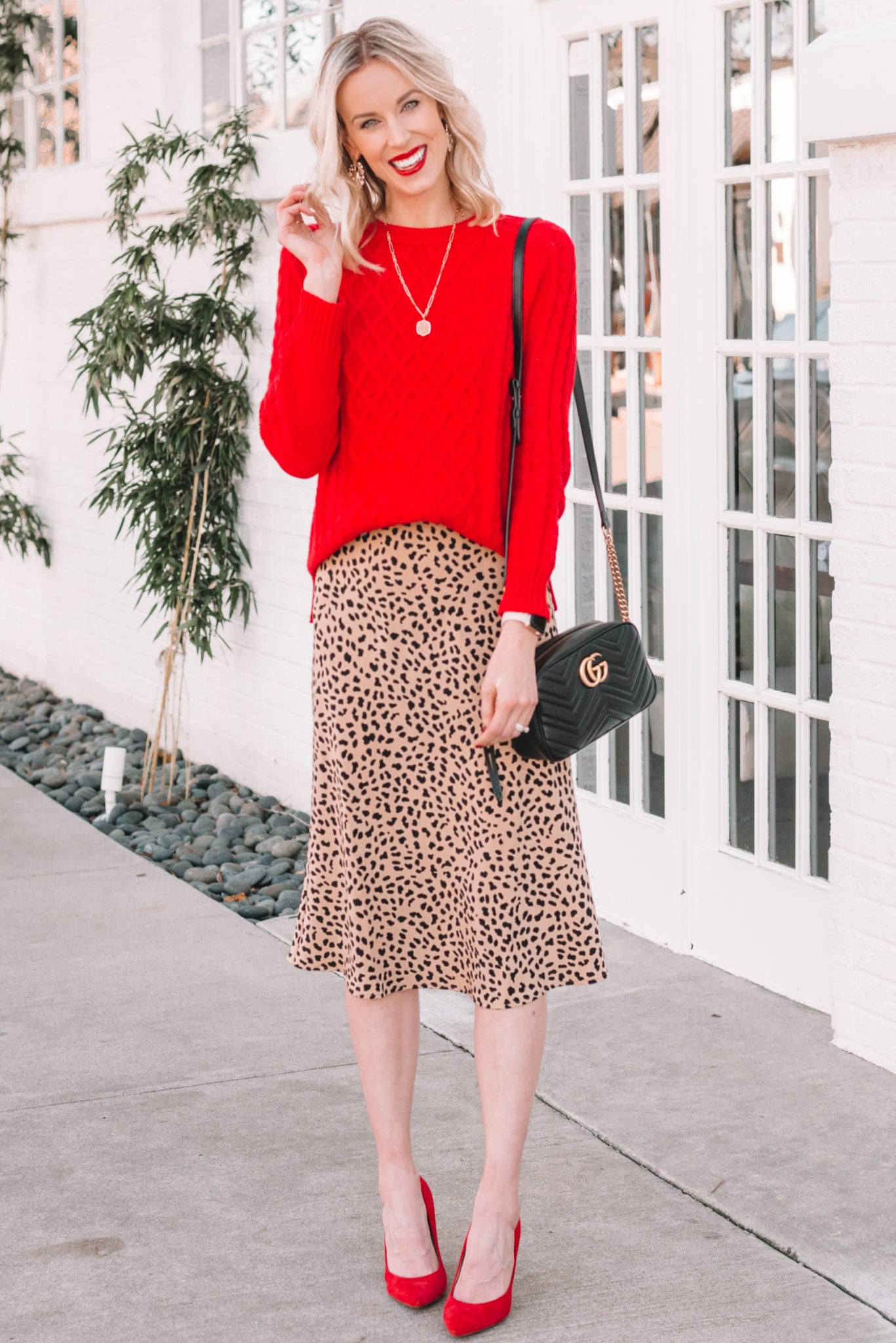 How to Wear a Red Sweater - 3 Outfit Ideas - Straight A Style