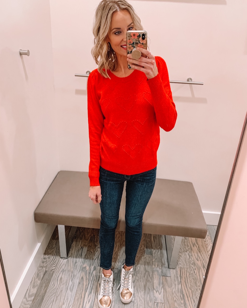 Heart Sweater Outfits for Valentine's Day - Straight A Style