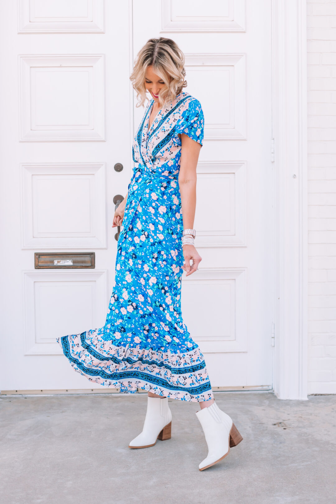 My Favorite Amazon Wrap Dress - Straight A Style