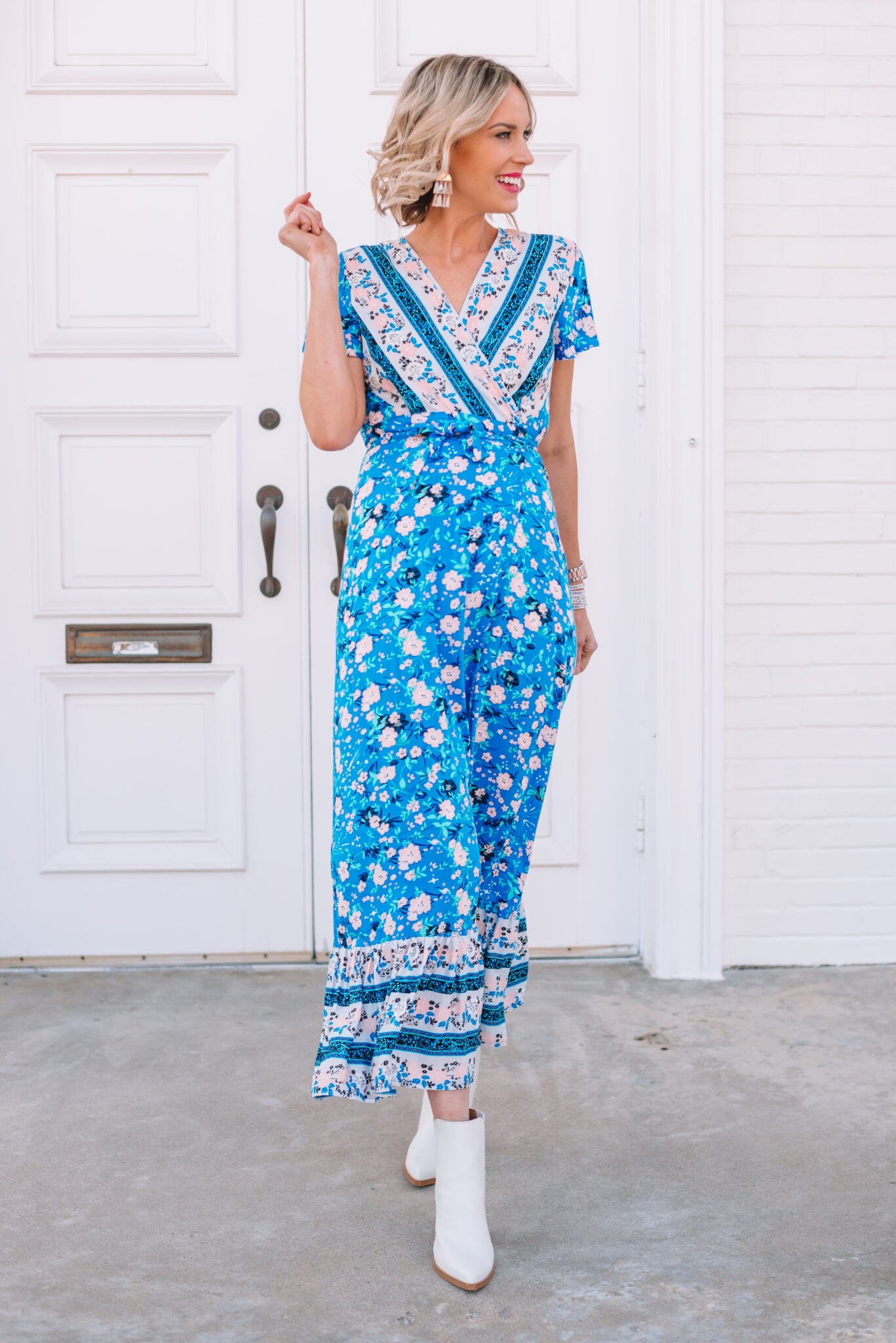 My Favorite Amazon Wrap Dress - Straight A Style