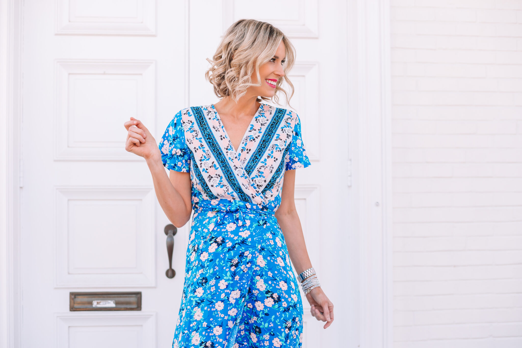 My Favorite Amazon Wrap Dress - Straight A Style