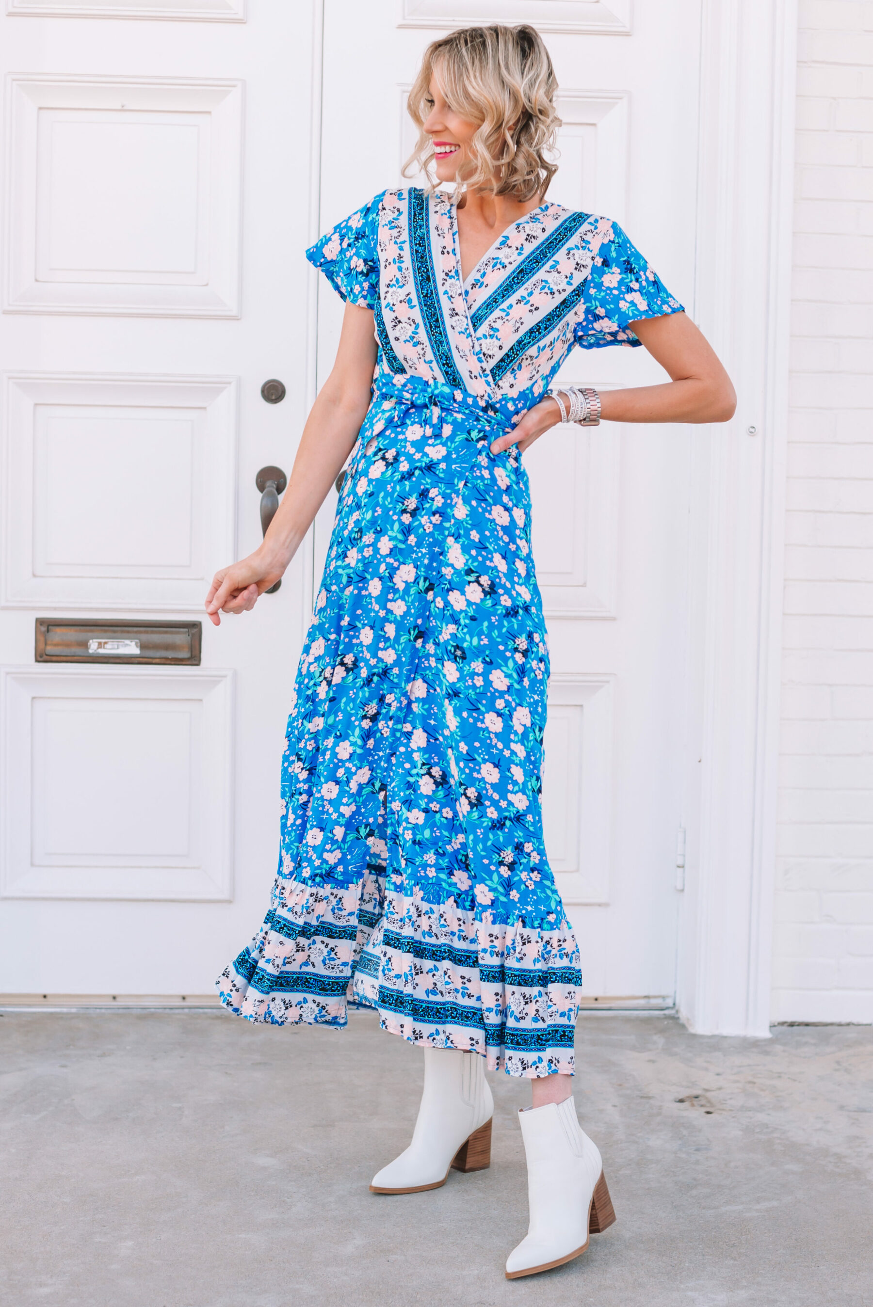 amazon blue dress - Straight A Style