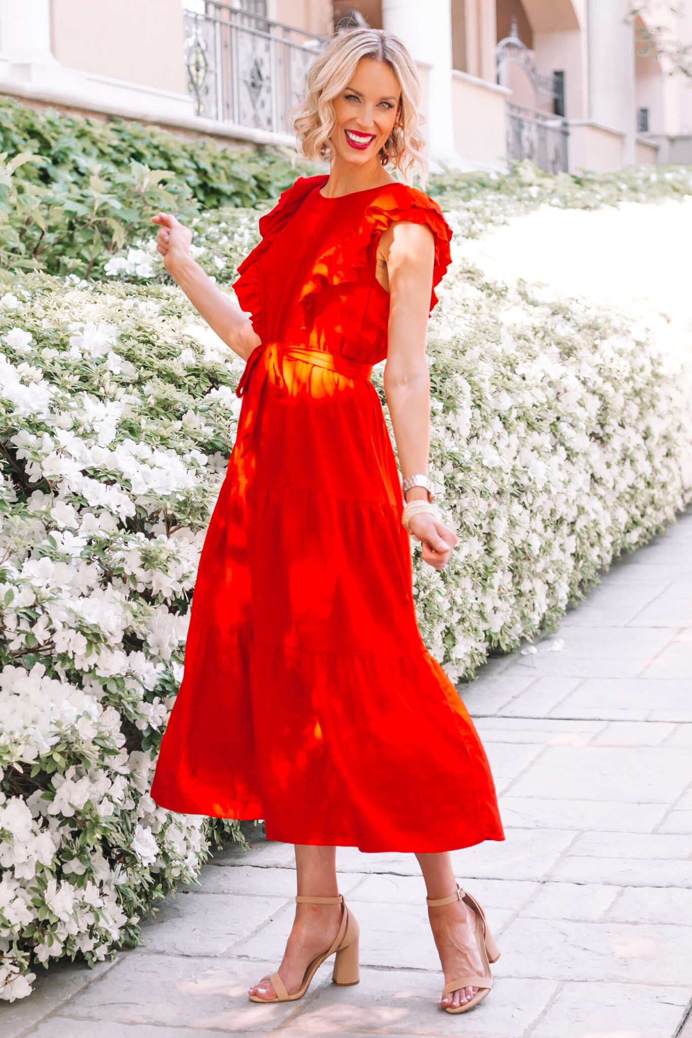 $34 Red Maxi Dress - Straight A Style