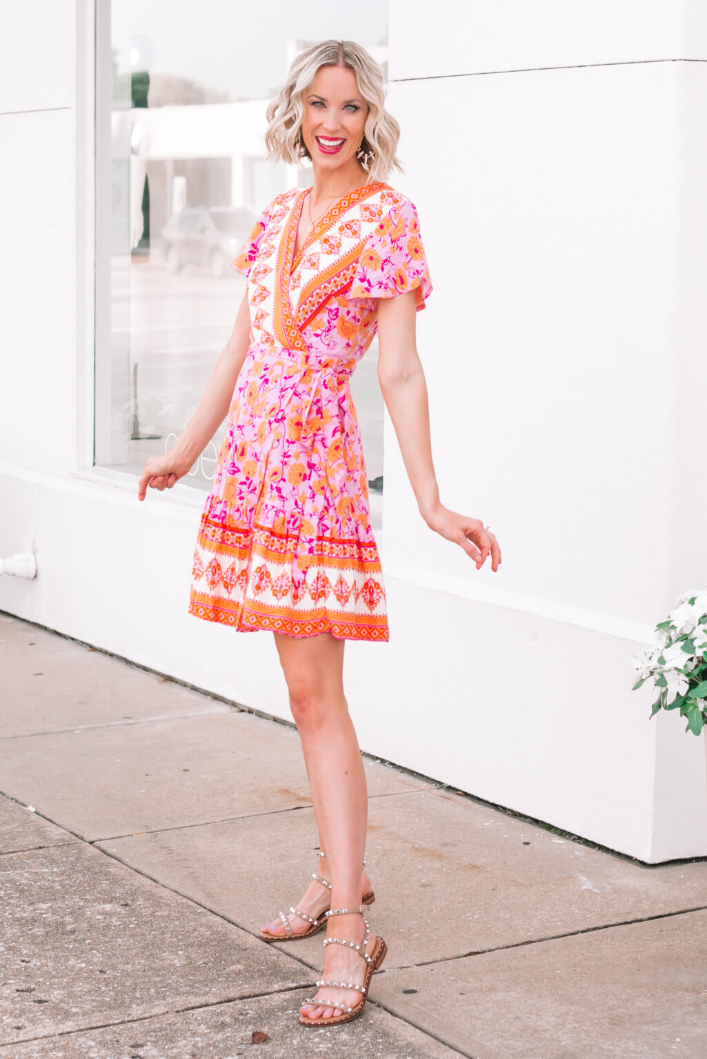 Short Amazon Wrap Dress - Straight A Style
