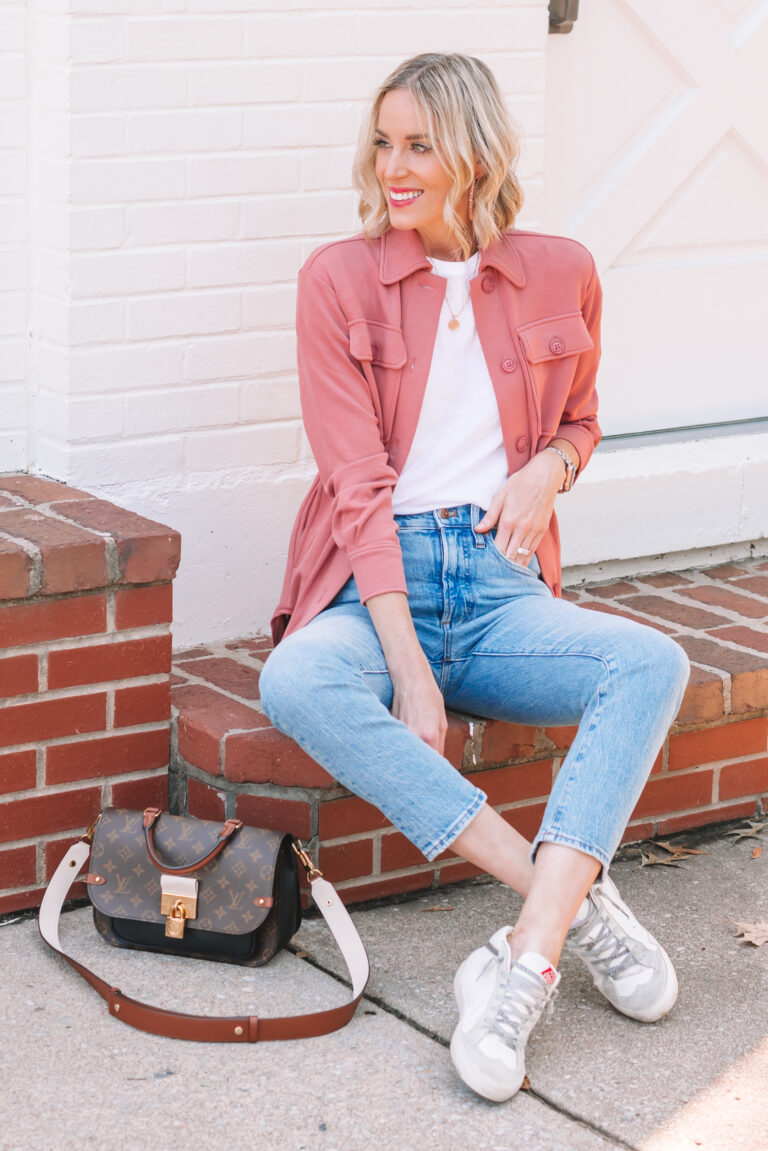 Rose Colored Knit Shacket - Straight A Style