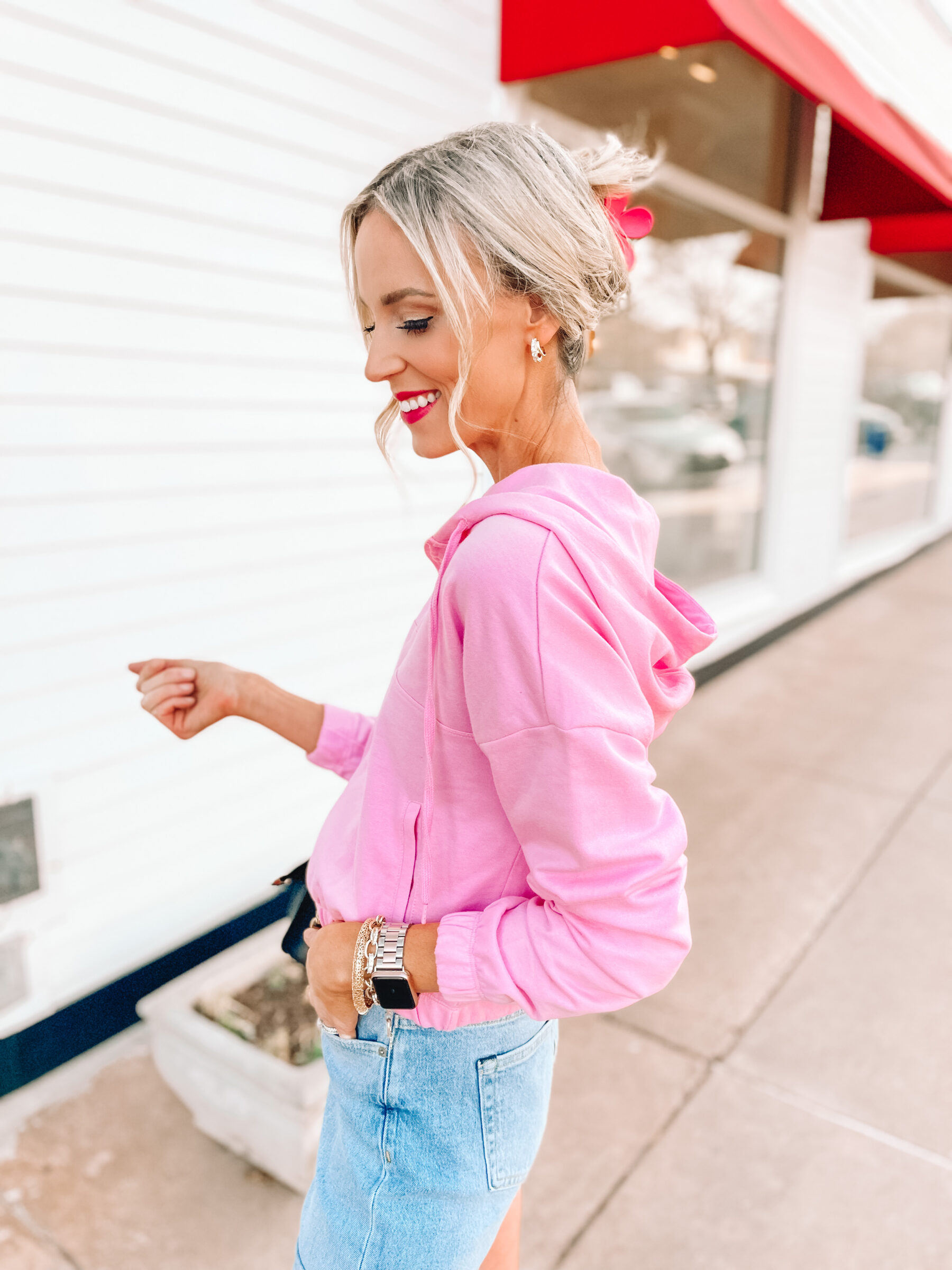 walmart-pink-pullover - Straight A Style