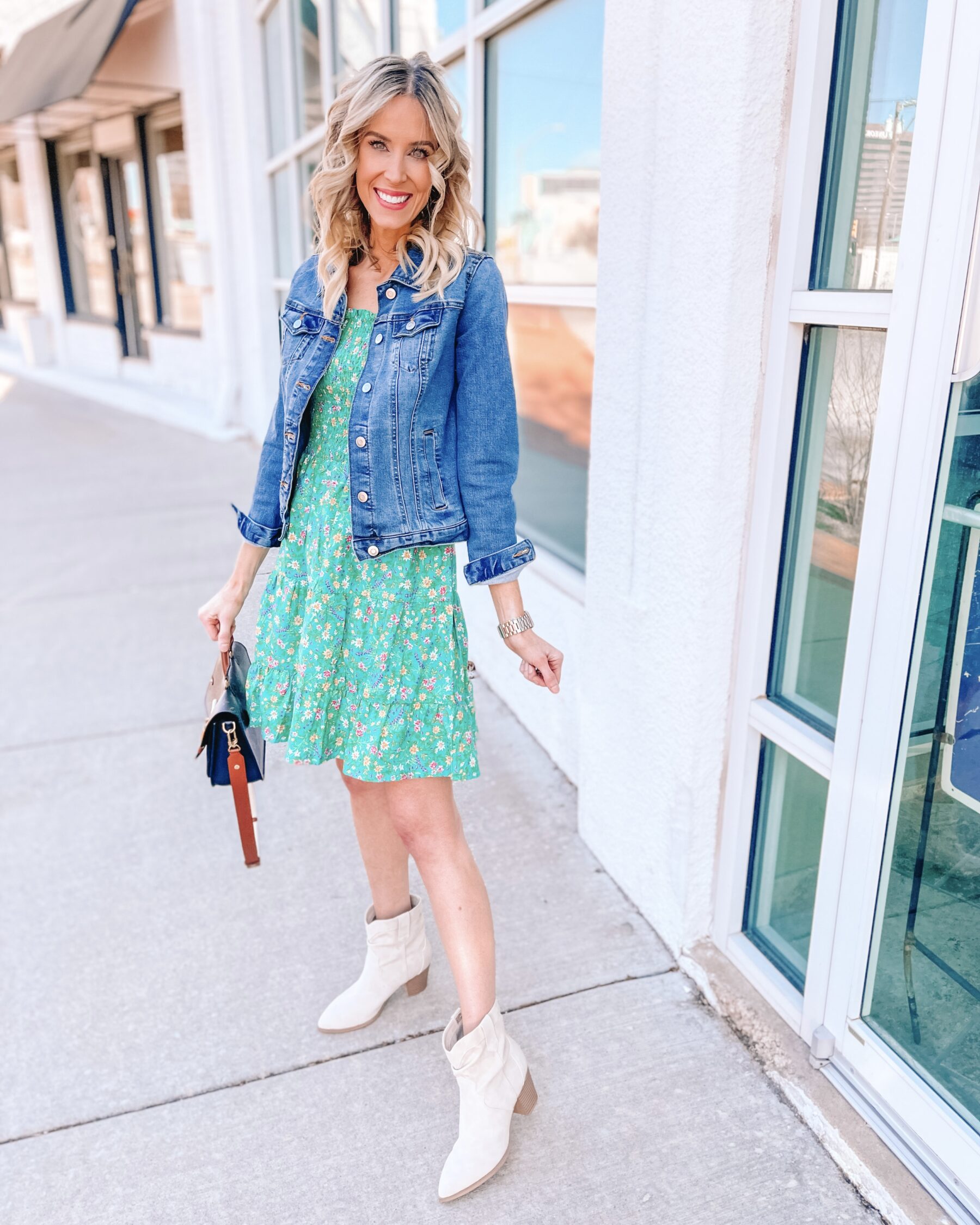 Walmart green dress - Straight A Style