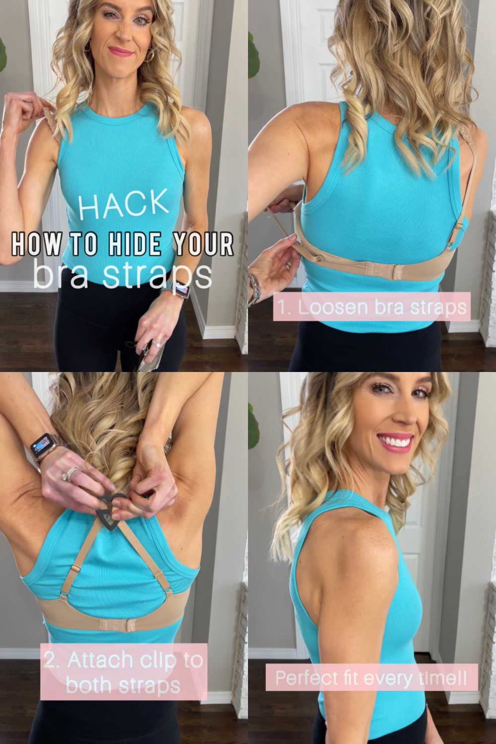 Bra Hack! How to Hide Your Bra Straps on a Racerback Top - Straight A Style