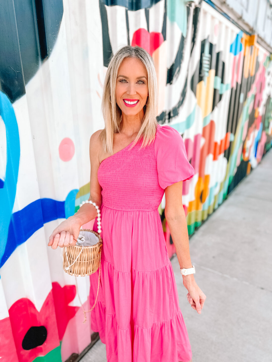Amazon pink dress 4 - Straight A Style