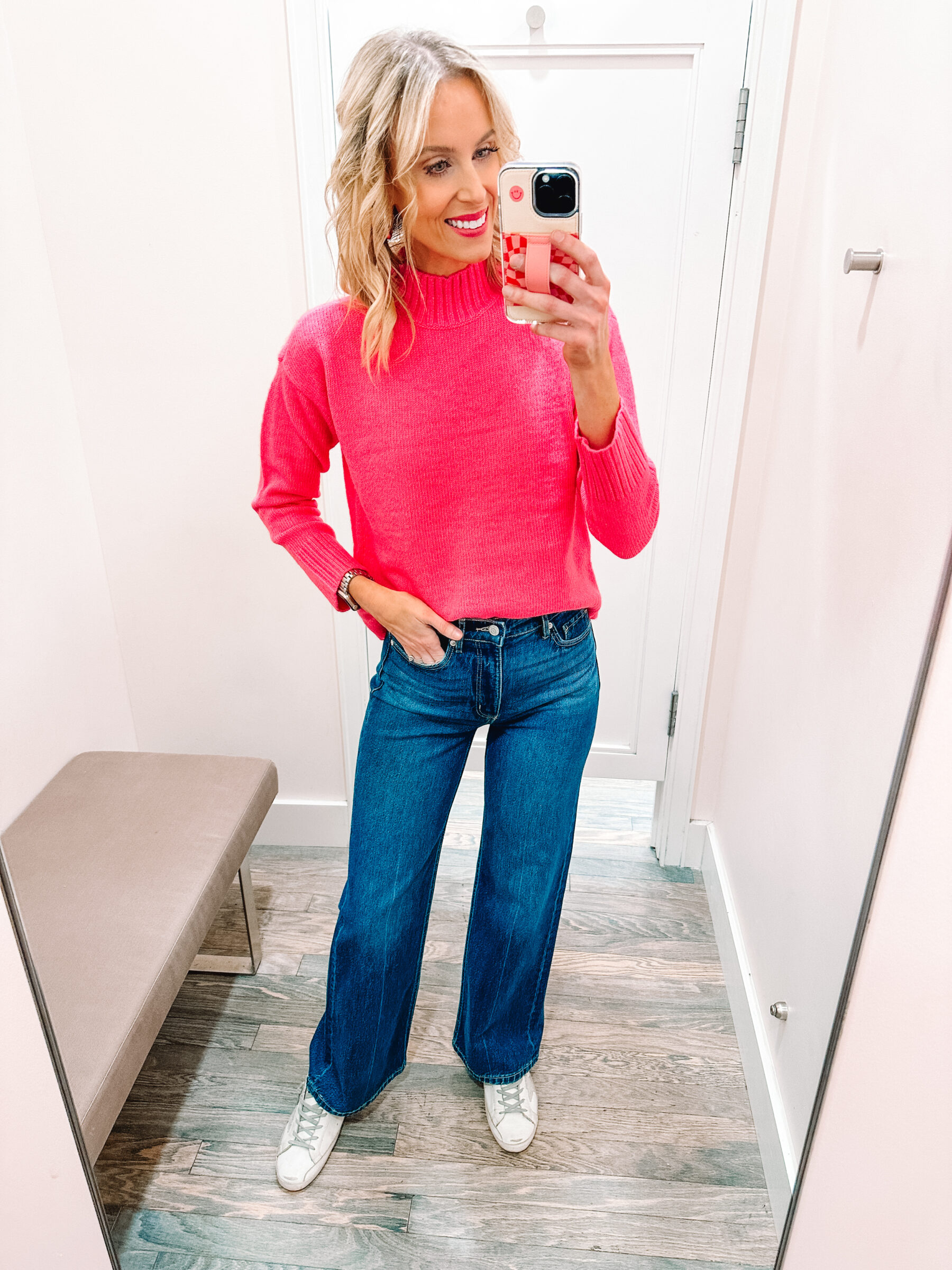 HUGE LOFT Holiday Outfit Idea Try On - Straight A Style