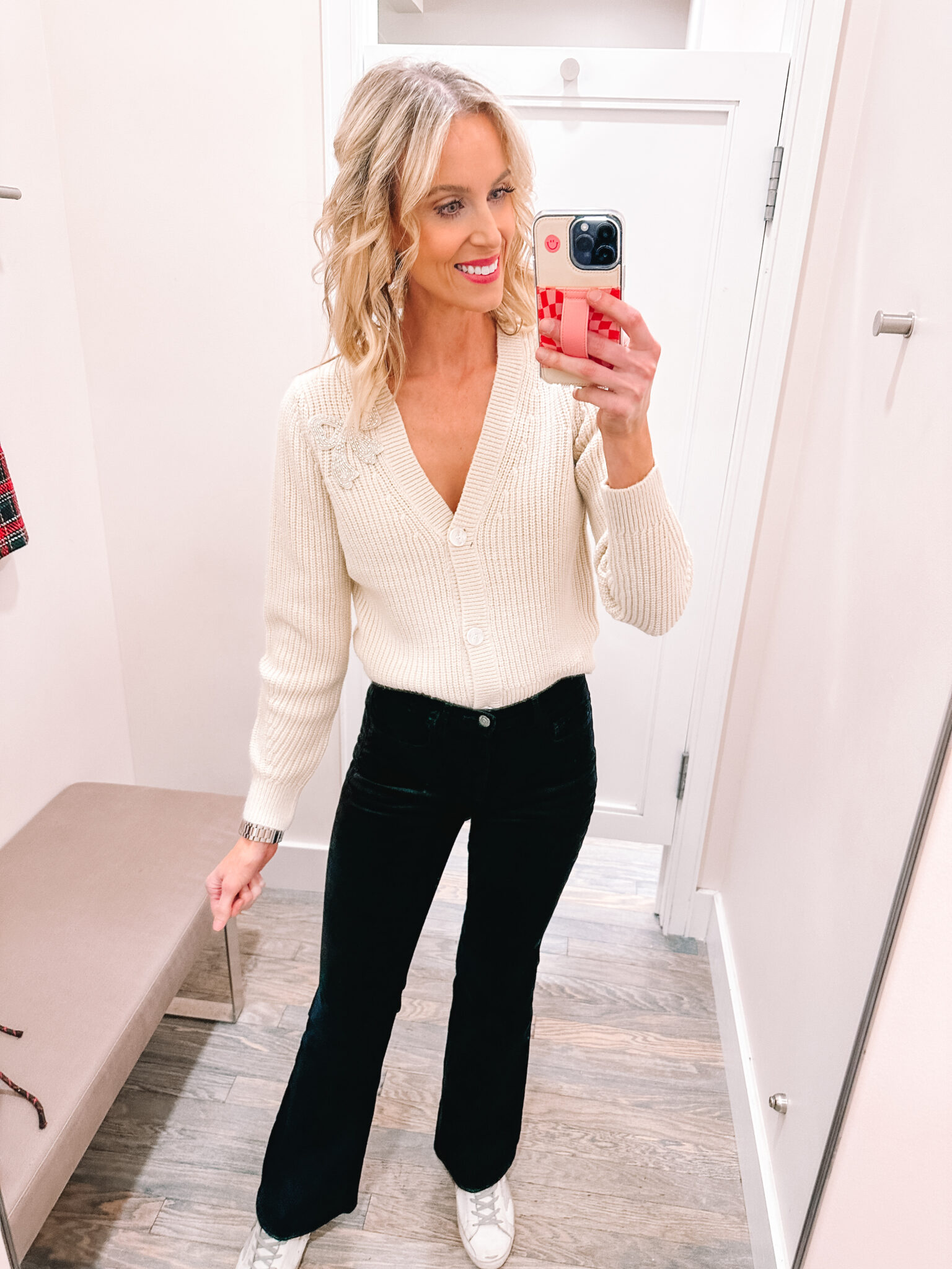 HUGE LOFT Holiday Outfit Idea Try On - Straight A Style